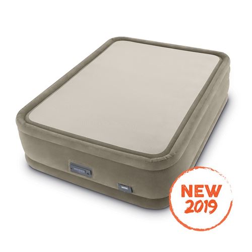 Lit gonflable Intex Thermalux 2 places Beige - Couchages - Equipements ...