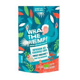 Epicerie sucrée What The Hemp Sachet Infusion Chanvre Sweet Dreams ...