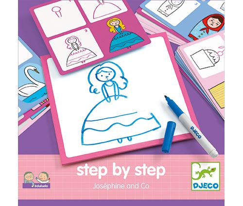 STEP BY STEP - JOSÉPHINE AND CO - Kleurpotloden en kleurstiften ...