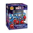 Pack 2 Figurines Funko Bitty Bot Marvel Wi Captain America Mech with ...