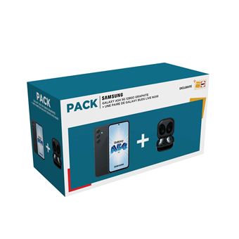 Pack Smartphone Samsung Galaxy A54 6,4" 5G Double SIM 128 Go Graphite ...