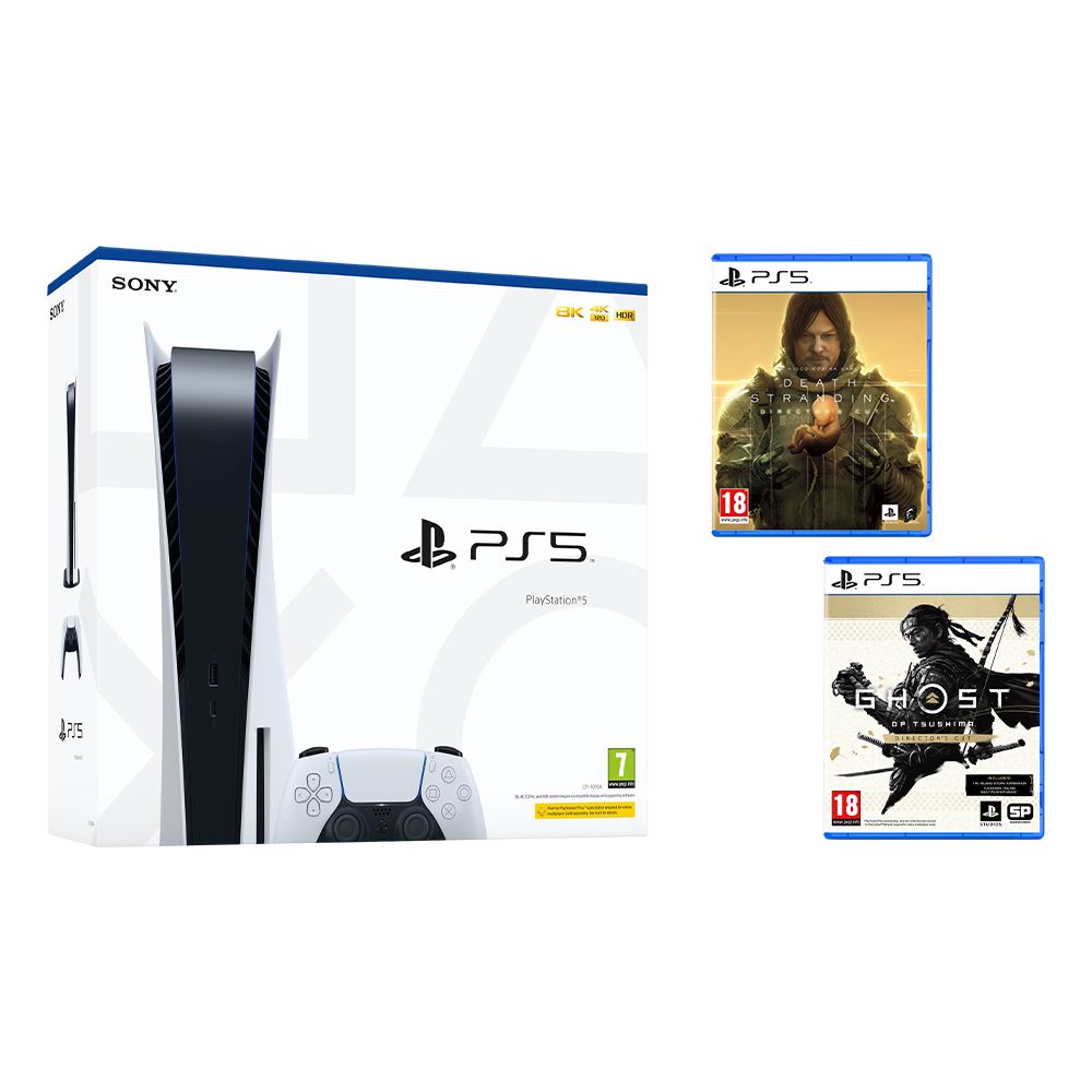 Pack Console Sony PS5 Standard + Death Stranding Director's cut + Ghost ...