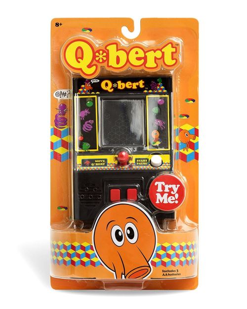 Q'Bert Mini Arcade Game Basic Fun - Autre jeux éducatifs et ...