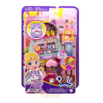 Coffret Chat restaurant Polly Pocket - Figurine pour enfant - Achat ...