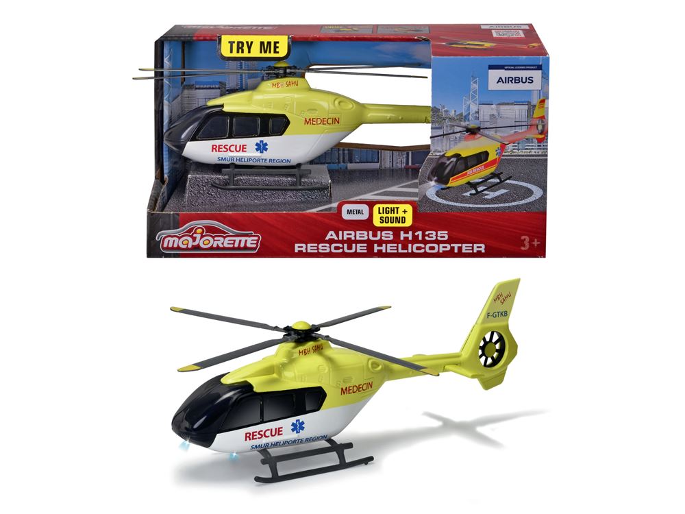 Hélicoptère Majorette GS Airbus H135 Secours - Hélicoptère - à la Fnac