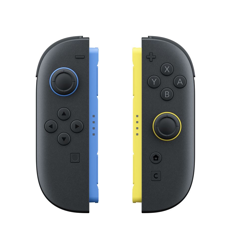 Paire de manette Nintendo Joy-Con 2 Bleu et Jaune Clair pour Nintendo ...