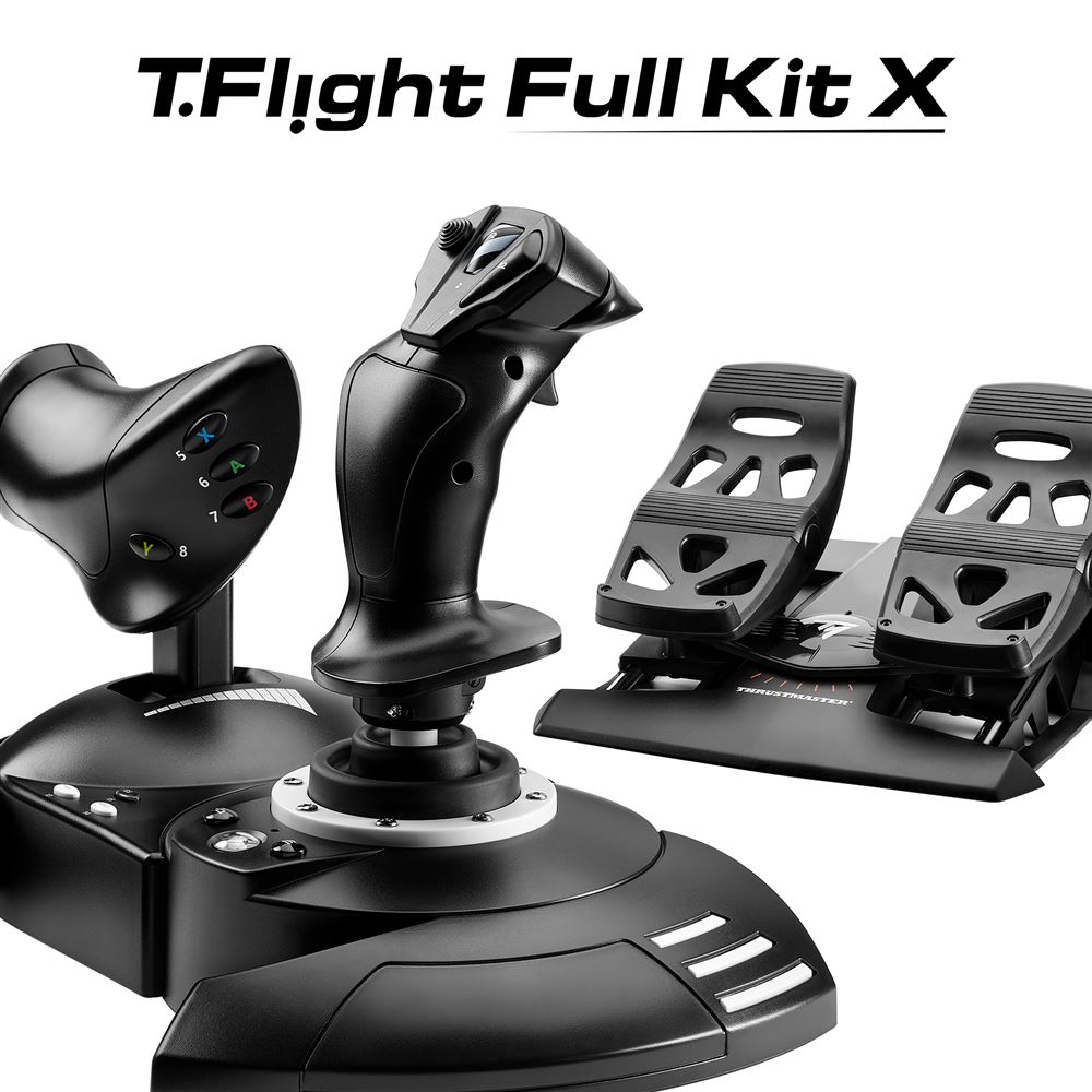 Kit Complet Pour Simulation De Vol Thrustmaster T Flight Full Kit X