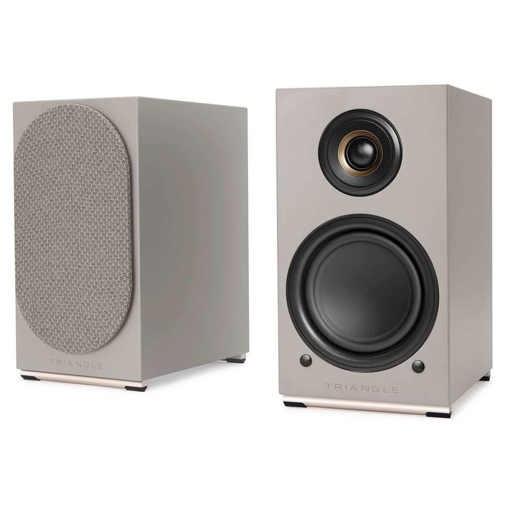 Enceintes connectées Hifi Triangle AIO Twin Gris lin Vendue à la paire ...
