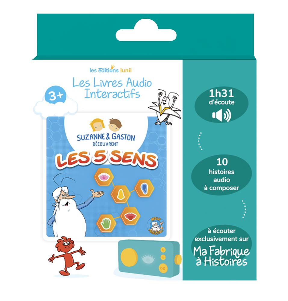 Conteuse d’histoires Lunii Coffret Album Suzanne et Gaston découvrent ...