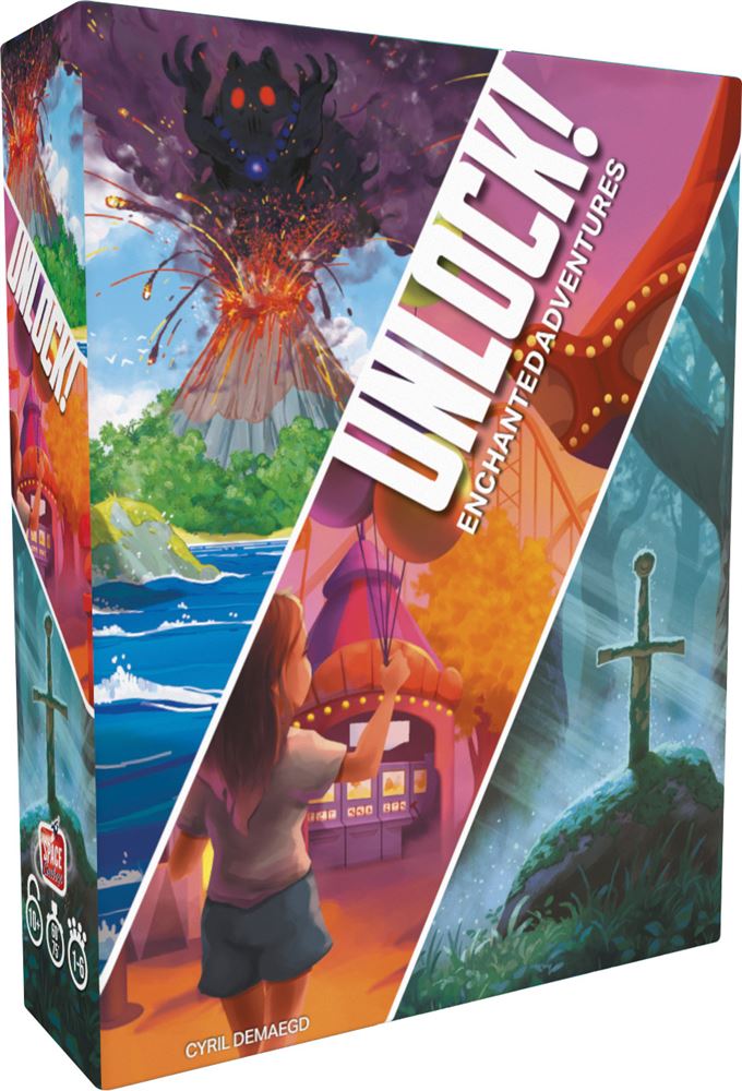 Jeu d'escape game Asmodee Unlock ! Enchanted Adventures - Jeu d'escape ...