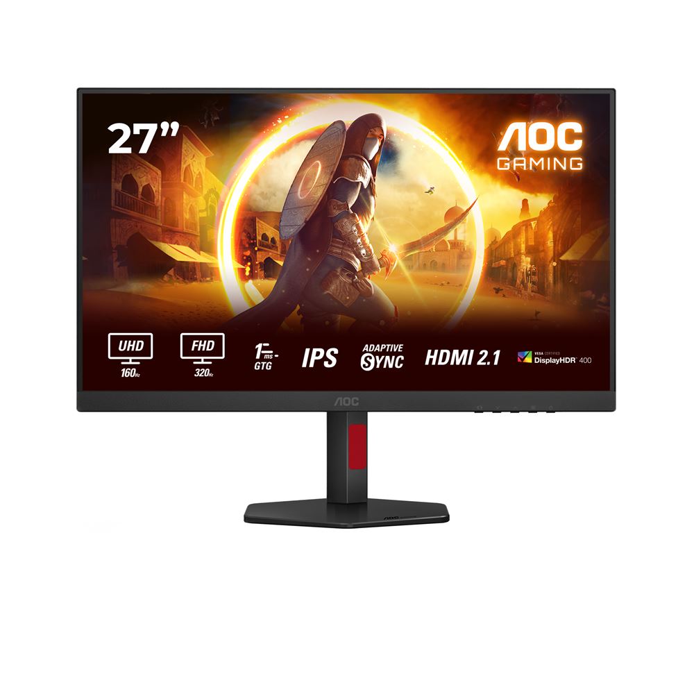 Ecran PC Gaming Aoc U27G4R 27" 165 Hz 4K UHD Noir et Rouge - Ecrans PC ...