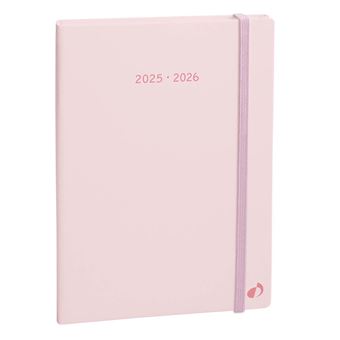 Agenda scolaire semainier avec fermeture élastique et couverture rigide ...