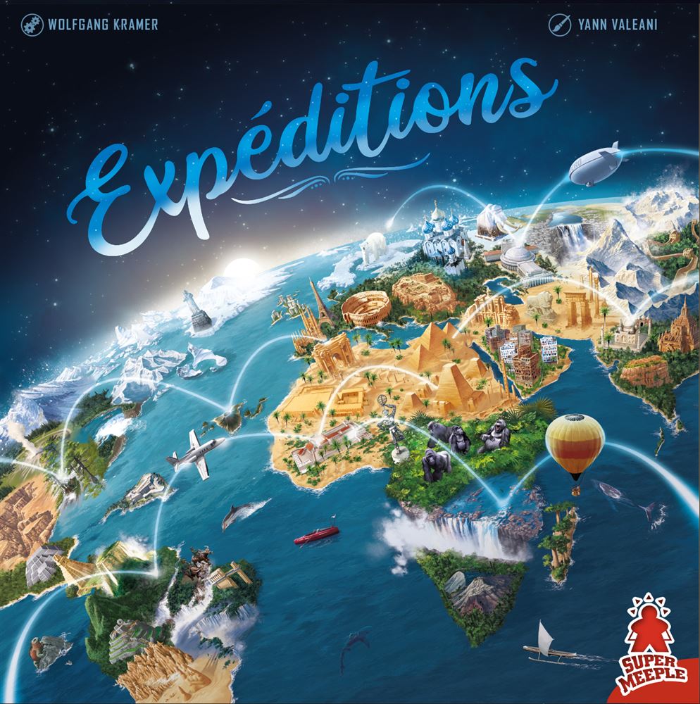 Jeu de stratégie Super Meeple Expéditions Autour du Monde - Jeu de stratégie - Achat & prix | fnac