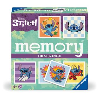 Jeu de mémoire Ravensburger Challenge memory® Stitch - Loto mémo et ...