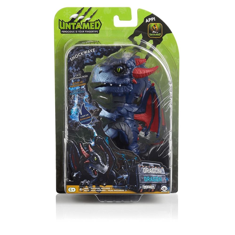 Figurine Evolution Fingerlings Untamed Dragon Lumière - Figurine pour ...