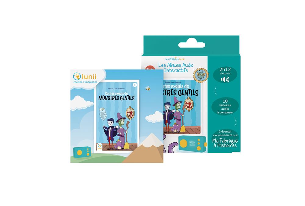 Conteuse d’histoires Lunii Coffret Album Contes Exquis de Monstres ...