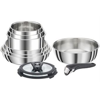Set 10 pièces Seb Compact Inox - Achat & prix | fnac