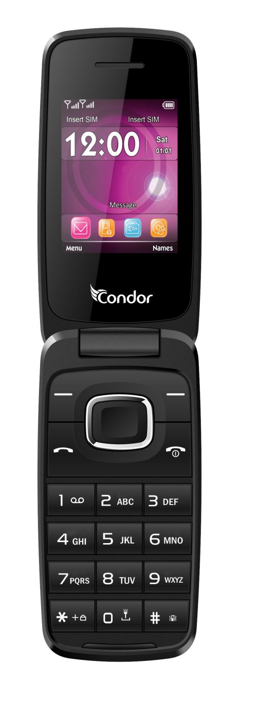 Téléphone portable Condor F Flip Double SIM Noir - Smartphone - Achat ...