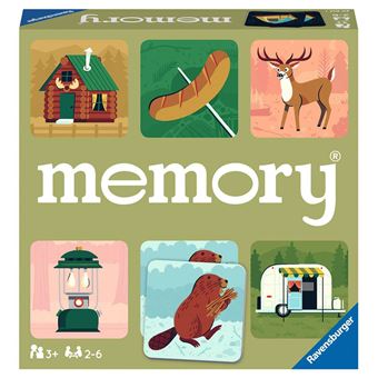 Jeu de mémoire Les grands espaces Ravensburger Memory - Loto, mémo ...