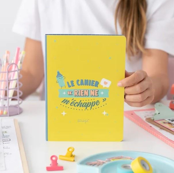 Cahier d’autocollants et de notes adhésives Mr. Wonderful Rien ne m ...