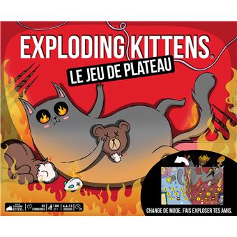 Jeu d’ambiance Asmodee Exploding Kittens Le jeu de plateau - Jeux d ...
