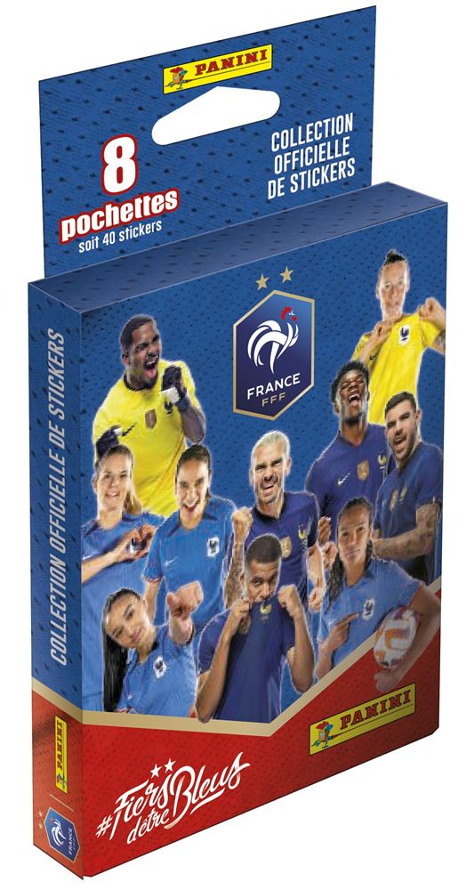 Carte à collectionner Panini équipe de France de Football Blister de 8 ...
