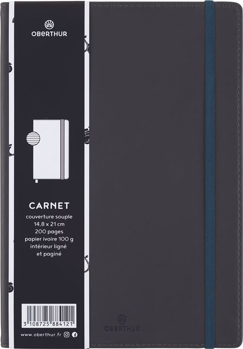 Carnet Oberthur Balthazar A5 Gris - Carnets et journaux intimes - Achat ...