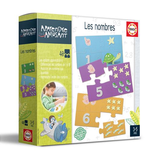 Chiffres et calcul Educa Les nombres - Jeu chiffres et calcul - Achat & prix | fnac