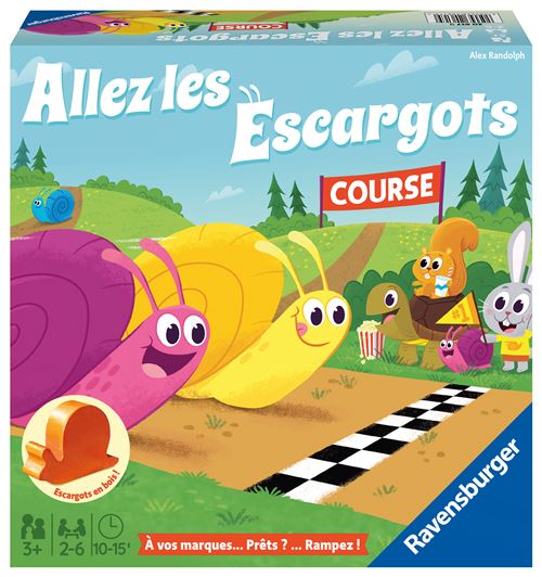 Jeu classique Ravensburger Allez les Escargots - Jeux classiques ...