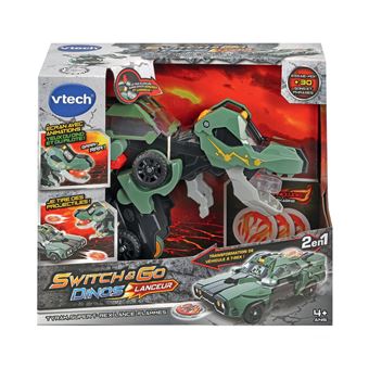 Véhicule Vtech Switch & Go Dinos Lanceur Tyram Super T-Rex Lance ...