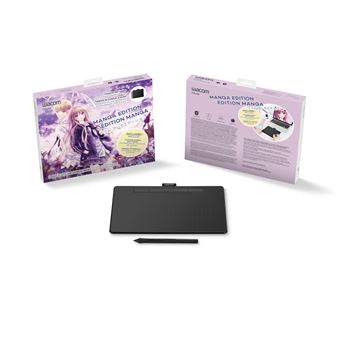 Tablette graphique Wacom Intuos S avec stylet Edition Manga Noir ...