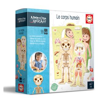 Jeu scientifique Educa Le corps humain - Jeu de sciences et d ...