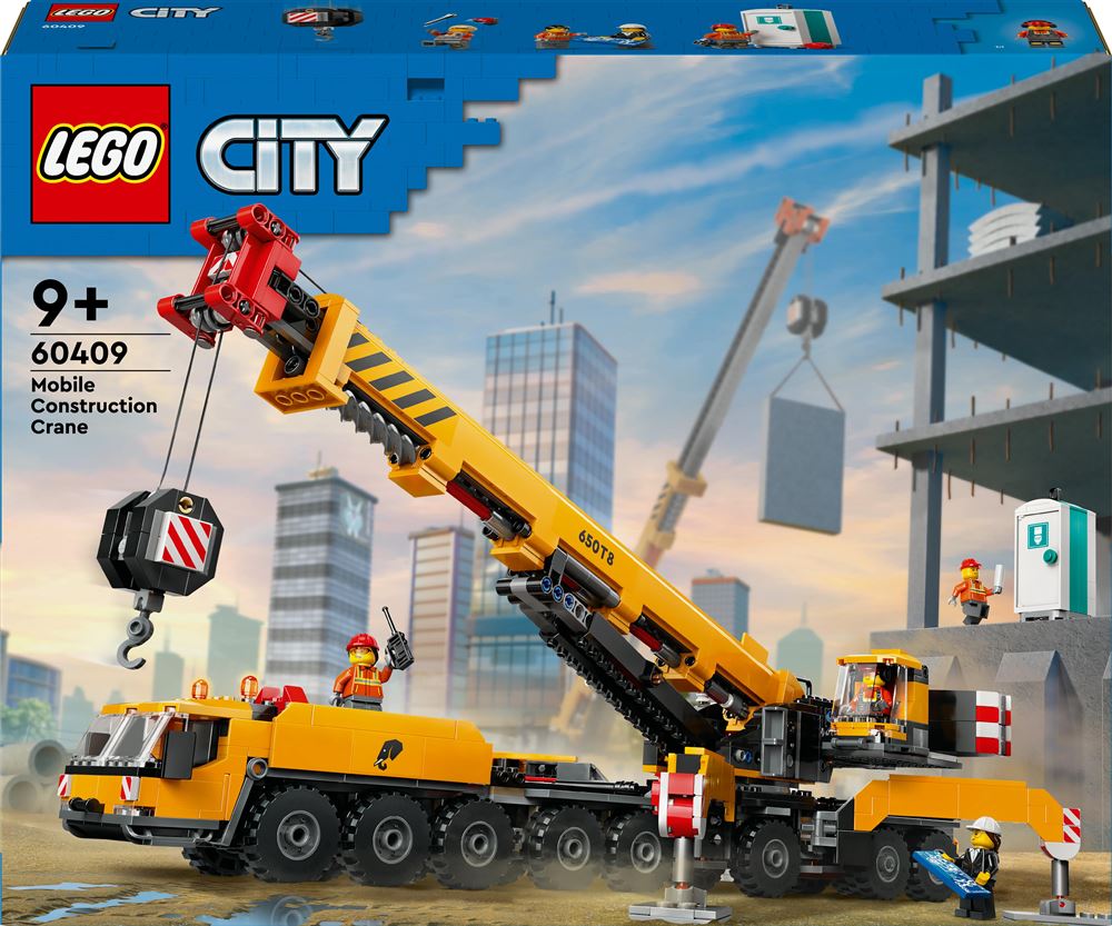 LEGO® City 60409 La grue de chantier mobile jaune - Lego - Achat & prix ...