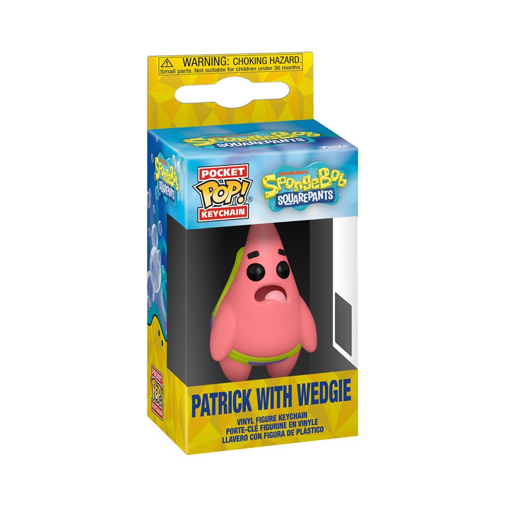 Porta-Chaves Funko Pocket Pop! Figura SpongeBob: Patrick with Wedgie ...