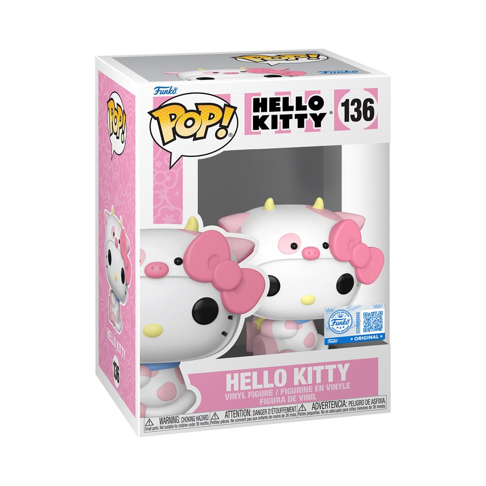 Funko Pop! Sanrio Hello Kitty: Hello Kitty In Cow Cosplay - 136 ...