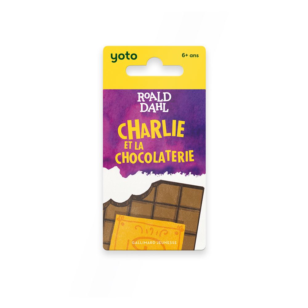 Kaart voor verhalenverteller Yoto Charlie en de chocoladefabriek ...