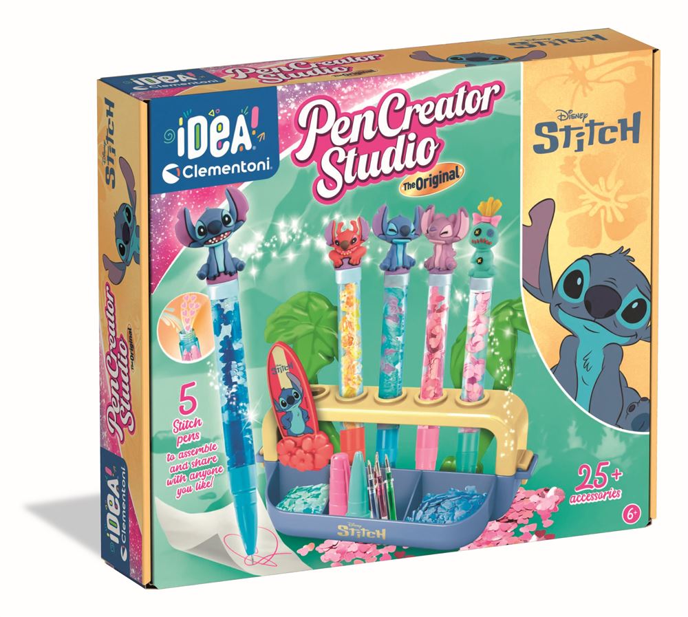 Jeu créatif Clementoni Crée tes stylos Stitch - Autres jeux créatifs ...