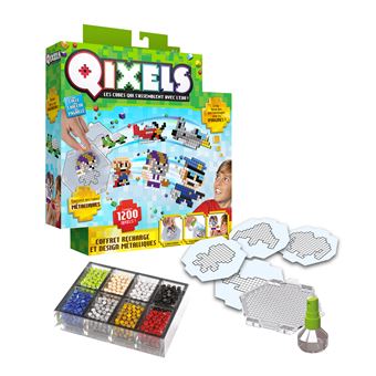 Kit design métallique 1200 recharges Qixels - Autres jeux créatifs ...