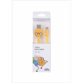 Câble de recharge Type-C Miniso Adventure Time Jake Jaune - Chargeur ...