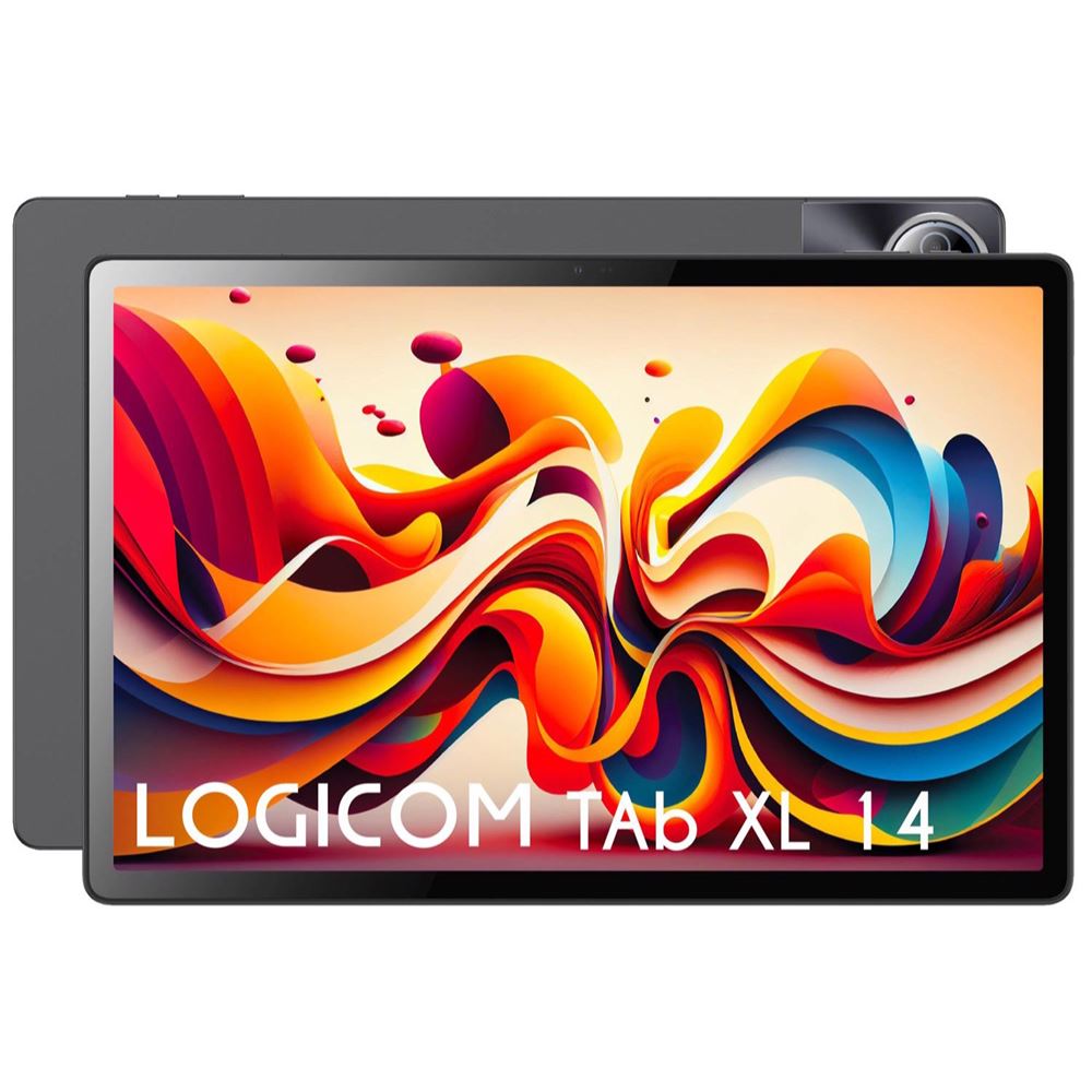 Tablette Tactile Logicom Tab XXL 14 14" 128 Go Gris + Folio - Tablette tactile - Achat & prix | fnac