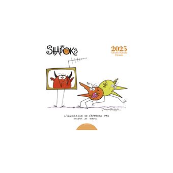 Calendrier Désastre 2025 Shadoks 30 x 30 cm - Calendrier planning et ...
