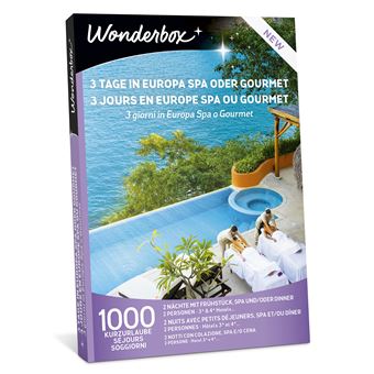 Wonderbox 3 jours en Europe spa ou gourmet 2022 - Coffret cadeau - Achat & prix | fnac