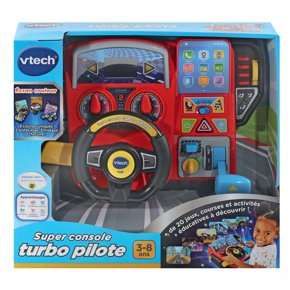 Jeu éducatif Vtech Super console turbo pilote - Autre jeux éducatifs et ...
