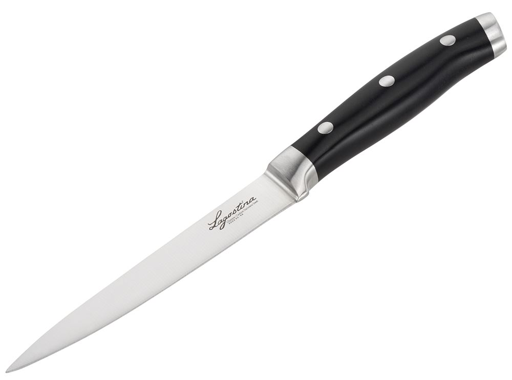Couteau d'office Lagostina Forge 12,5 cm Noir et Argent - Achat & prix ...