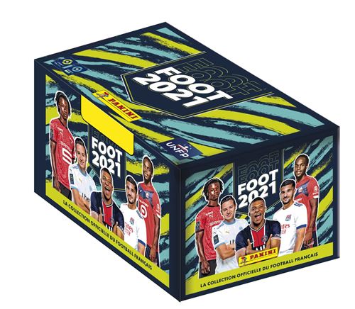 Jeu De Cartes Panini Boîte 100 Pochettes Football 2020 2021 - Carte à