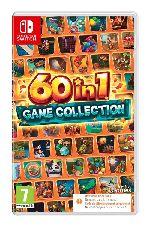 60 in 1 Game Collection Code in a box sur Switch à prix réduit ...