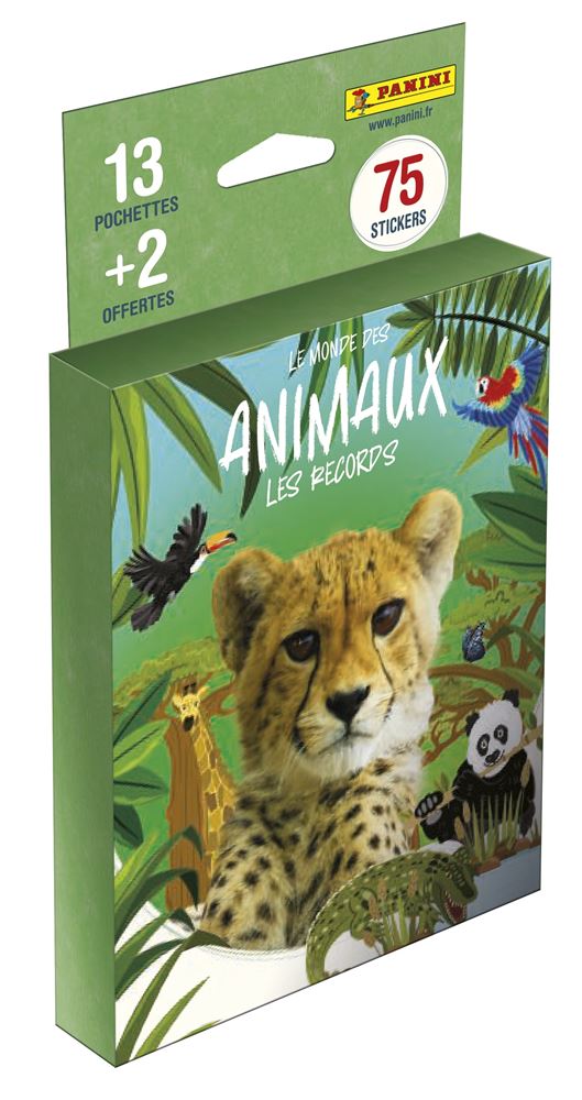 Carte à collectionner Panini Animaux Blister 13+2 pochettes - Carte à ...