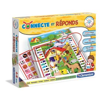 Jeu éducatif Connecte et réponds Clementoni - Jeu découverte - Achat & prix | fnac