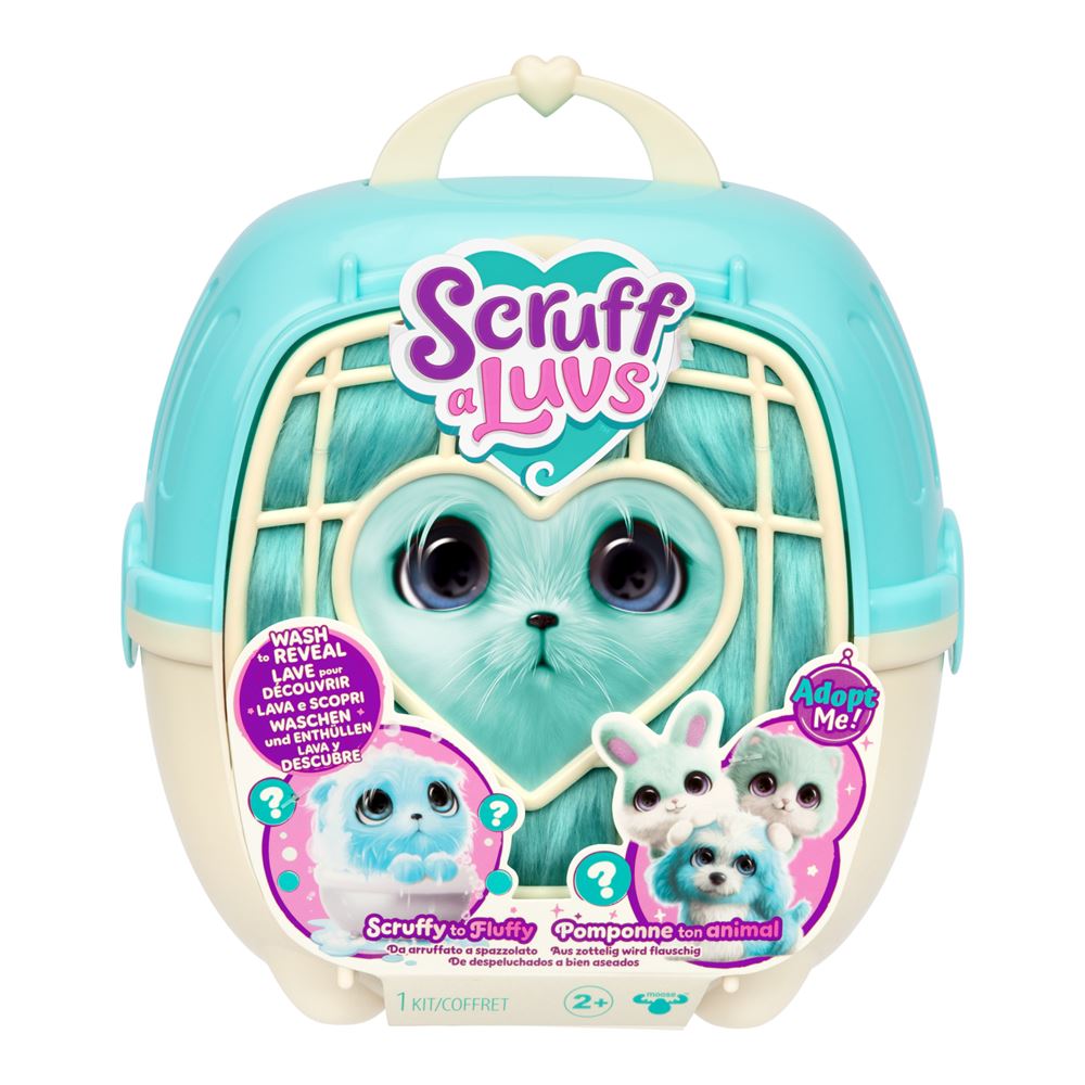Animal en peluche Scruff A Luvs Boule de poils Bleu - Animal en peluche ...