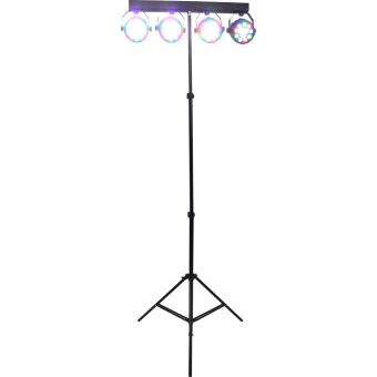 Support de Lumière Boost LIGHT70 avec 4 projecteurs PAR 12 x 1W RGB ...
